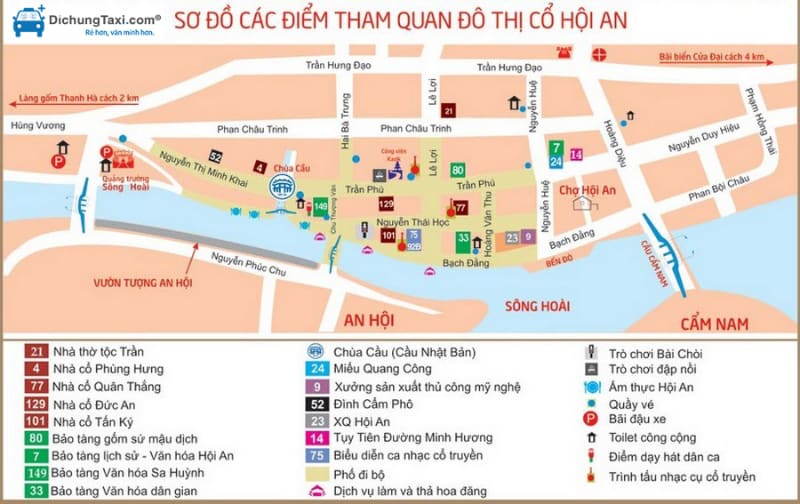 Da Nang Tourist Map 2019